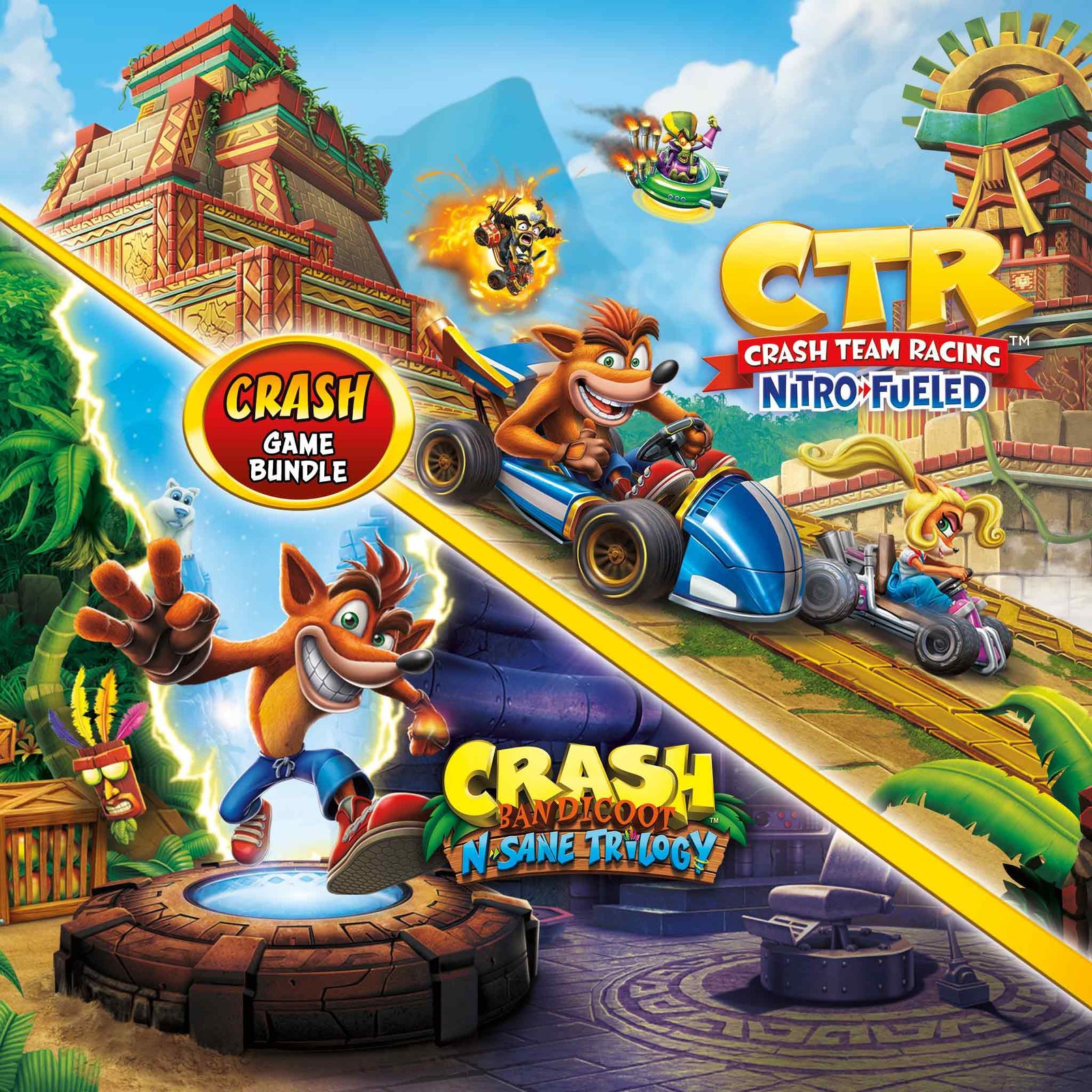 Crash Bandicoot™ Bundle - N. Sane Trilogy + CTR Nitro-Fueled - Ricky Game